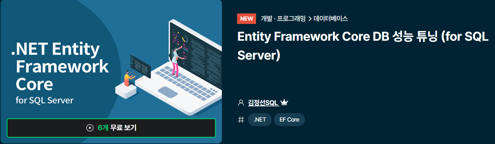 .NET Entity Framework Core 효율적인 쿼리 사용(발표영상) – 김정선의 Data 이야기
